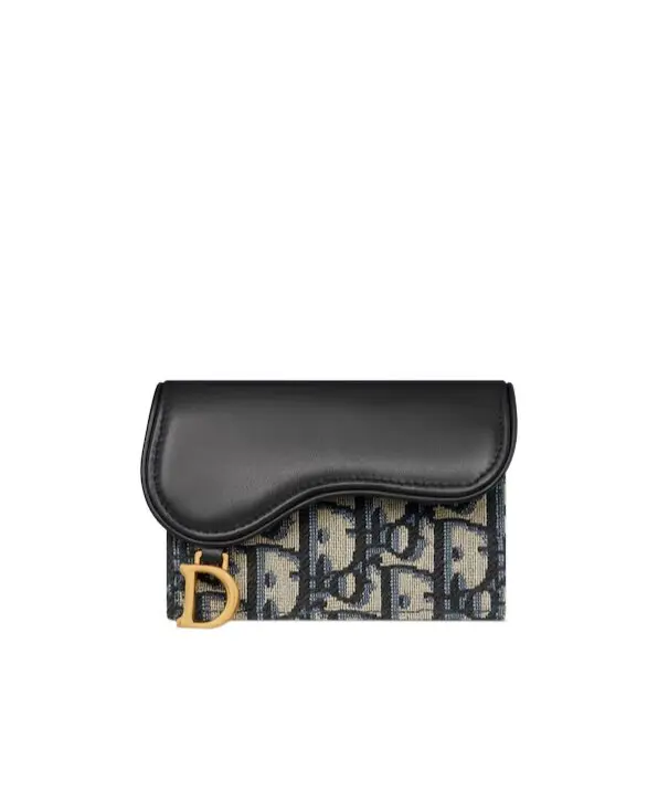 Dior Saddle Bloom Card Holder