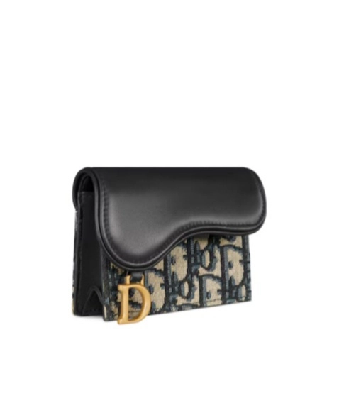 Dior Saddle Bloom Card Holder