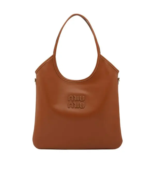 Miu Miu Ivy Logo Shoulder Bag