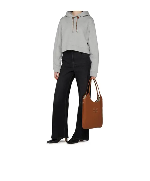 Miu Miu Ivy Logo Shoulder Bag