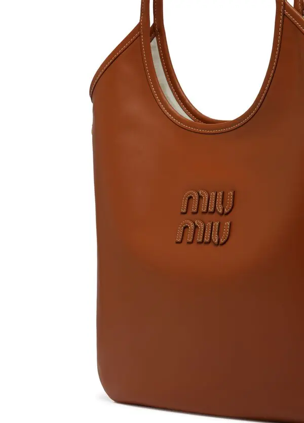 Miu Miu Ivy Logo Shoulder Bag