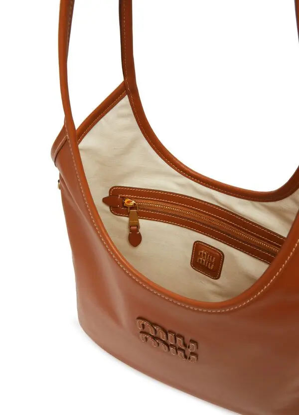 Miu Miu Ivy Logo Shoulder Bag