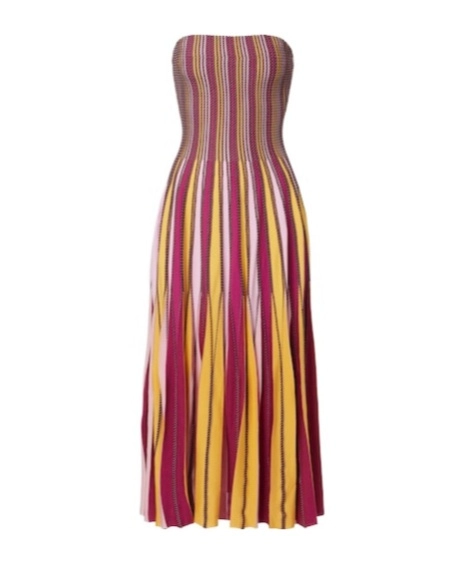Simkhai Soleil Striped Midi Dress