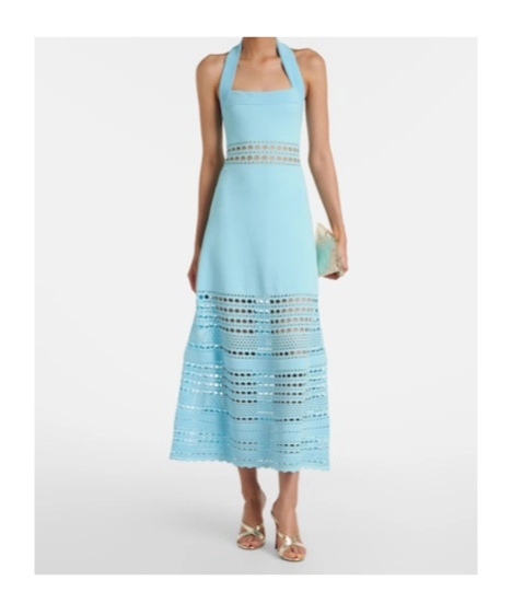 Simkhai Blayne Open-knit Midi Dress