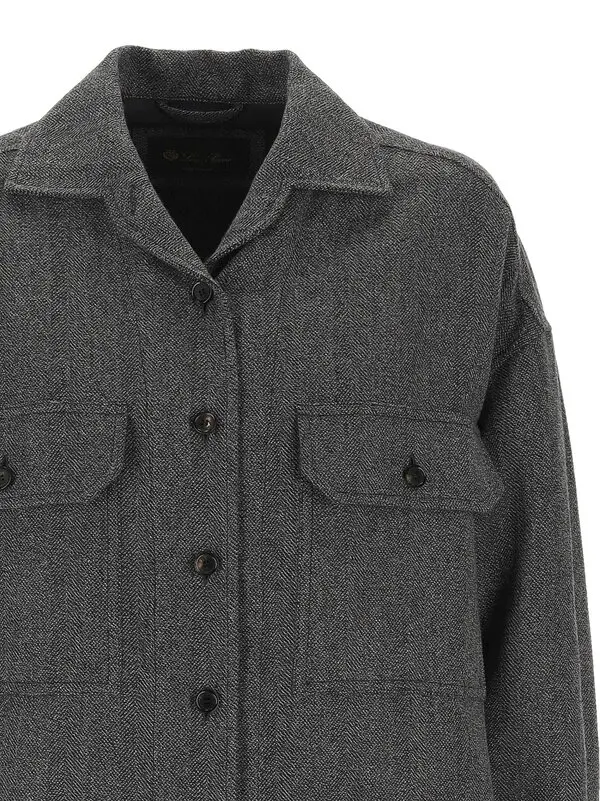 Loro Piana Darby Buttoned Overshirt