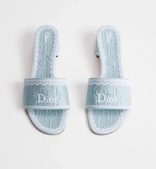 Dior Dentelle Heeled Slide
