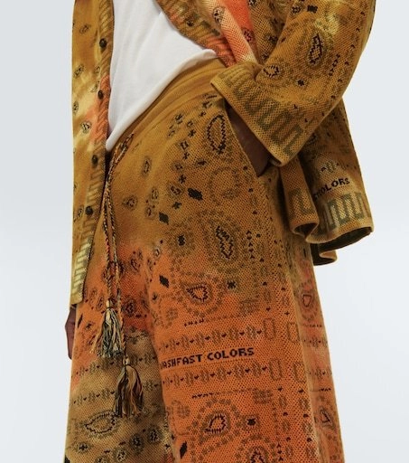 Alanui Bandana Piquet Jacquard Cotton Pants