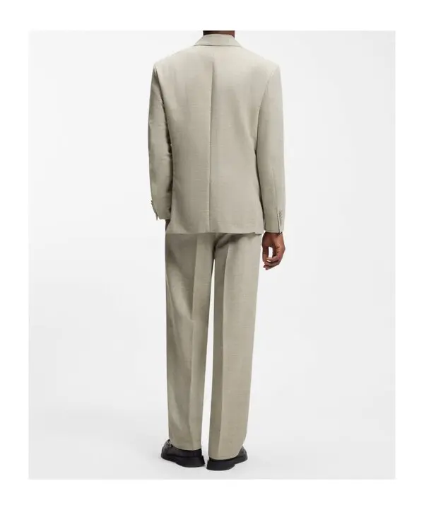 Hugo Boss Modern-fit Jacket With Herringbone Weave