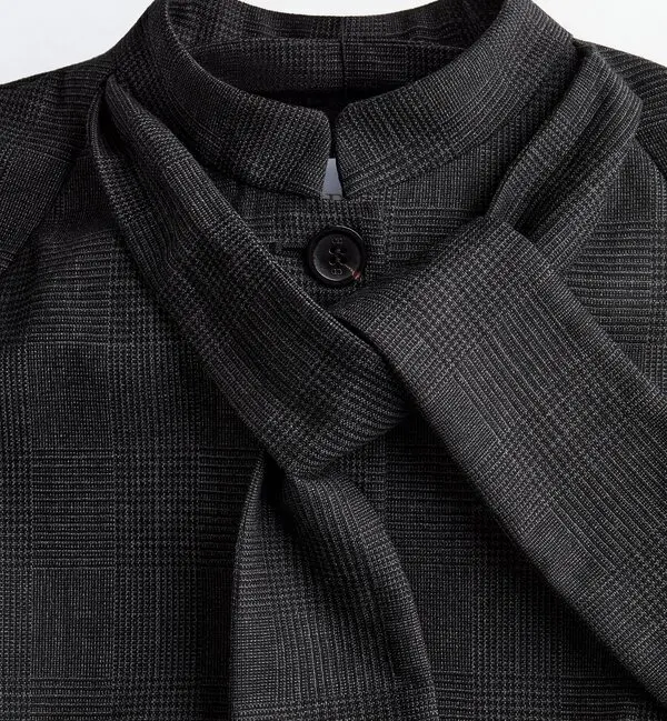Dior Short-sleeved Tie-collar Jacket