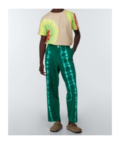 THE ELDER STATESMAN Tie-dye Corduroy Trousers
