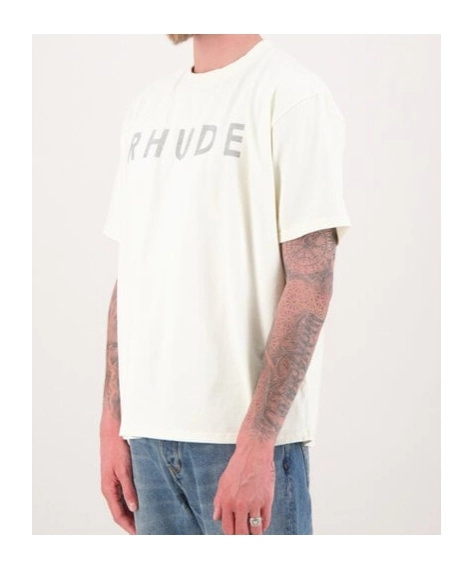 Rhude Distressed Logo T-shirt