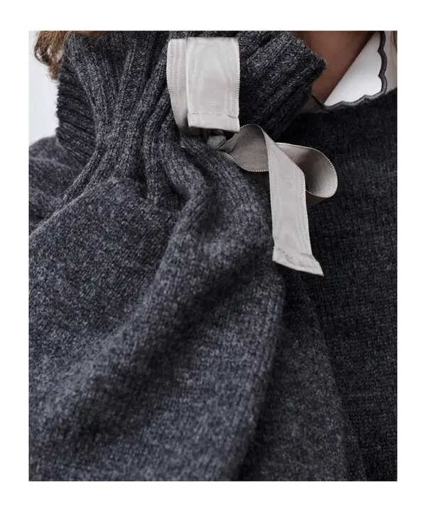 Dior Sweater With Removable Satin Collar