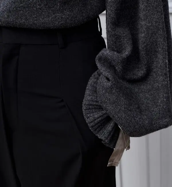 Dior Sweater With Removable Satin Collar