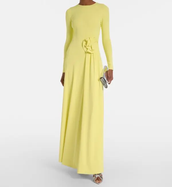 Roland Mouret Floral-applique Gown
