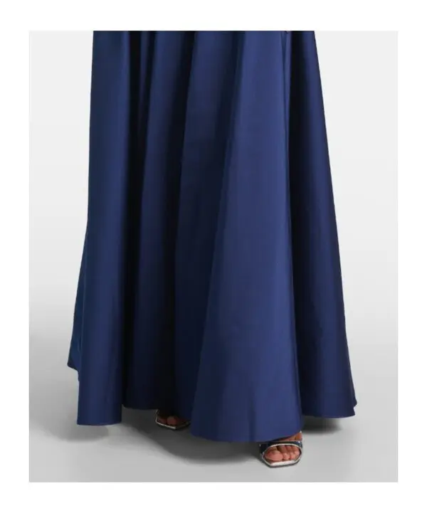 Roland Mouret Strapless Pleated Gown