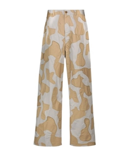 Undercover Wide-leg Camouflage Pants - Nude