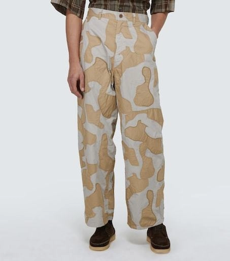 Undercover Wide-leg Camouflage Pants