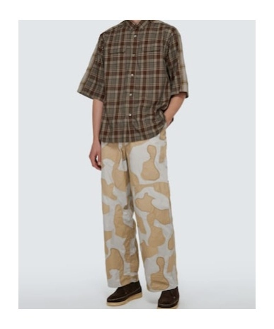 Undercover Wide-leg Camouflage Pants
