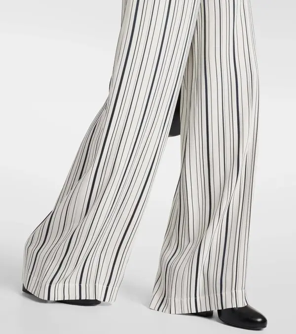 JOSEPH Hulin Striped Wide-leg Track Pants