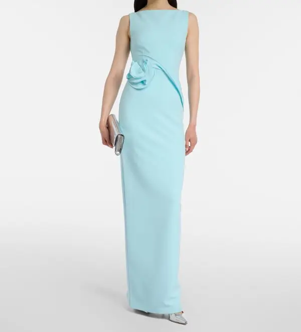Roland Mouret Floral-applique Gown