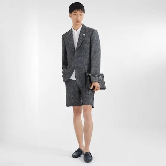 Fendi Shadow Square Cufflinks