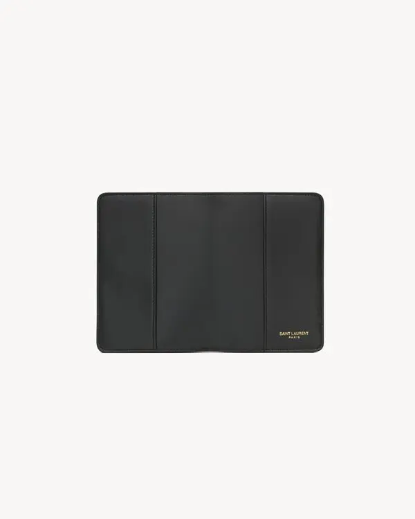 Saint Laurent Jamie Passport Case In Lambskin