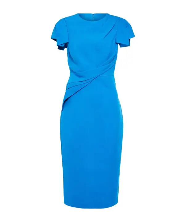 Roland Mouret Gathered Midi Dress