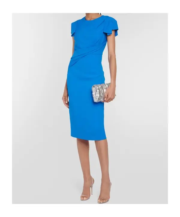 Roland Mouret Gathered Midi Dress