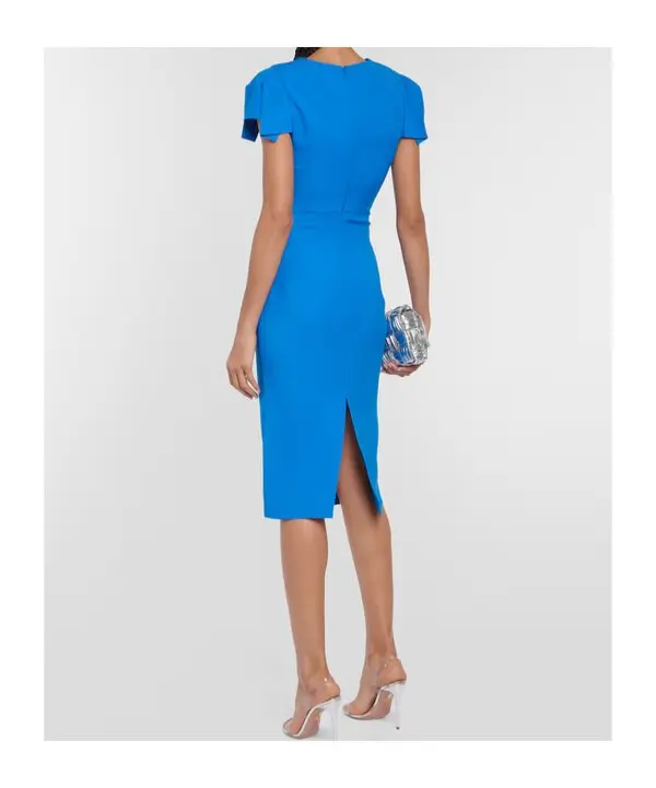 Roland Mouret Gathered Midi Dress