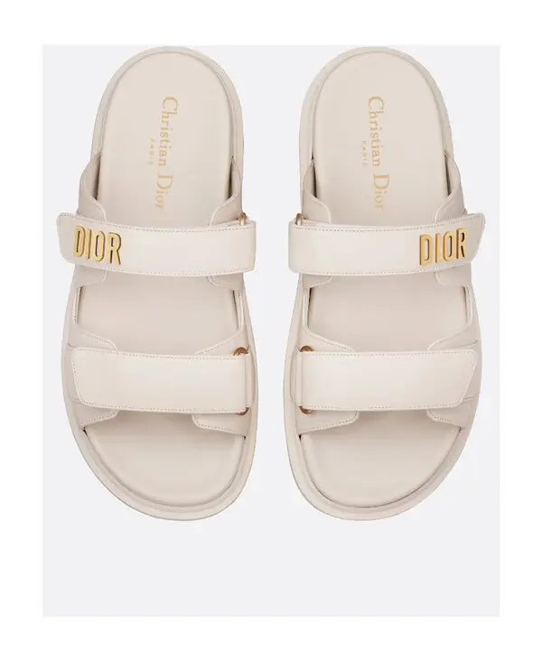 Dior Act Slide Sandals - Nude
