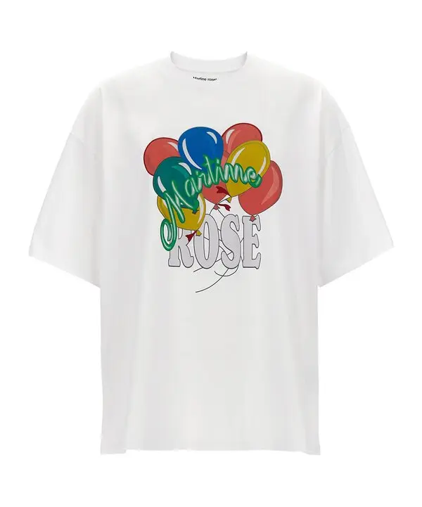 Martine Rose Logo Printed Crewneck T-shirt
