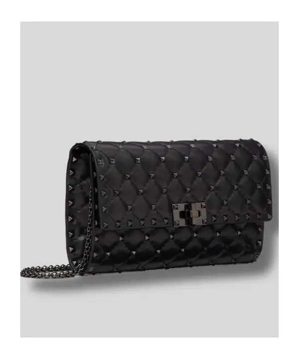 Valentino Garavani Rockstud Logo Clutch