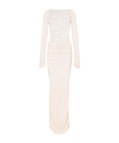 AYA MUSE Sequined Maxi Dress