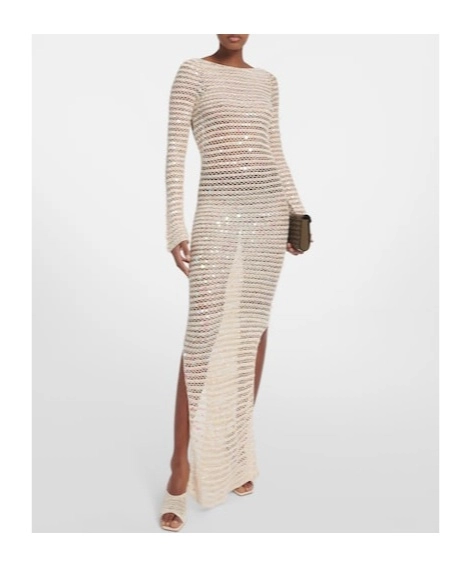 AYA MUSE Sequined Maxi Dress