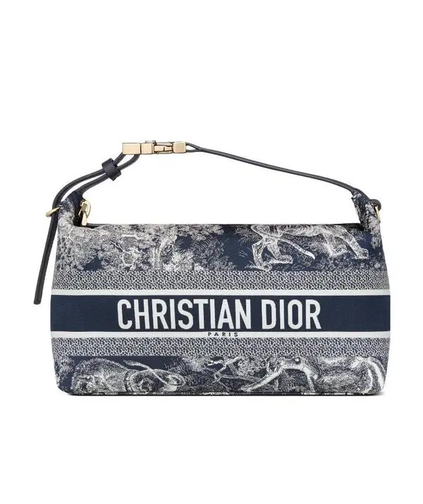 Dior Medium Diortravel Nomad Pouch - Blue