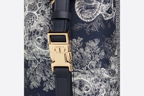 Dior Medium Travel Nomad Pouch With Reverse Toile De Jouy Pattern