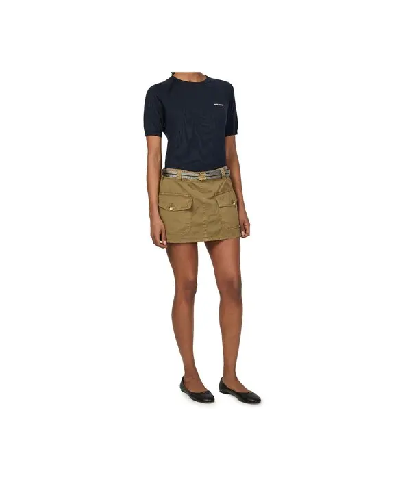 Miu Miu Cargo Mini Skirt - Green