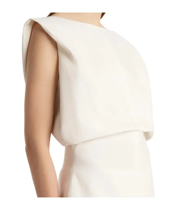 Khaite Sleeveless Zip-up Mini Dress