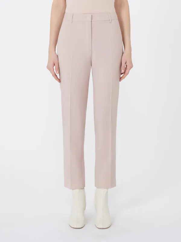 Max Mara Woollen Cloth Cigarette Trousers