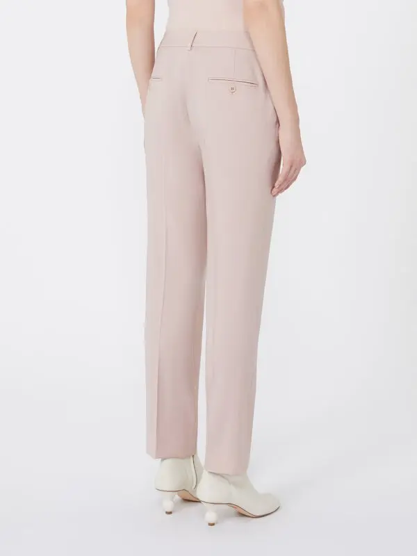 Max Mara Woollen Cloth Cigarette Trousers