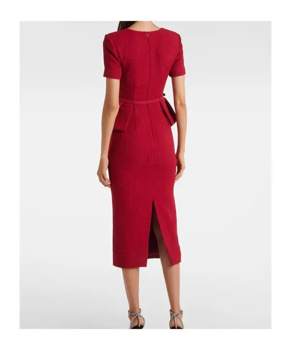 Roland Mouret Boucle Midi Dress