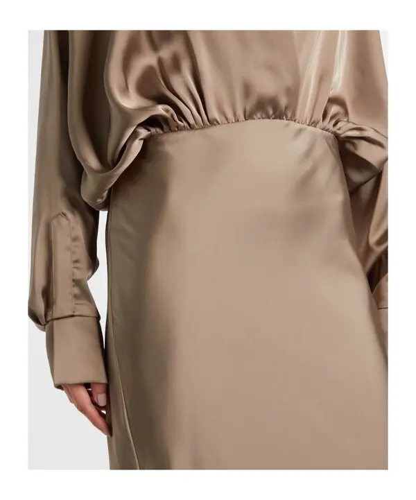 Norma Kamali Long-sleeved Gown