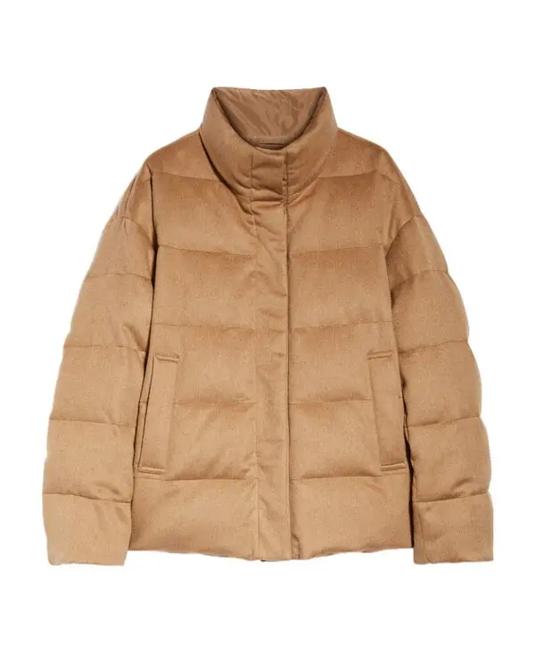 Max Mara High Neck Long-sleeved Coat