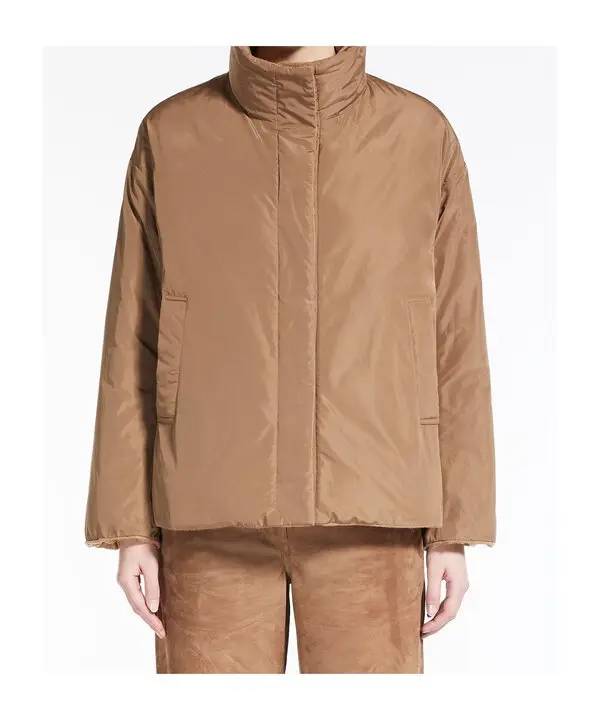 Max Mara High Neck Long-sleeved Coat
