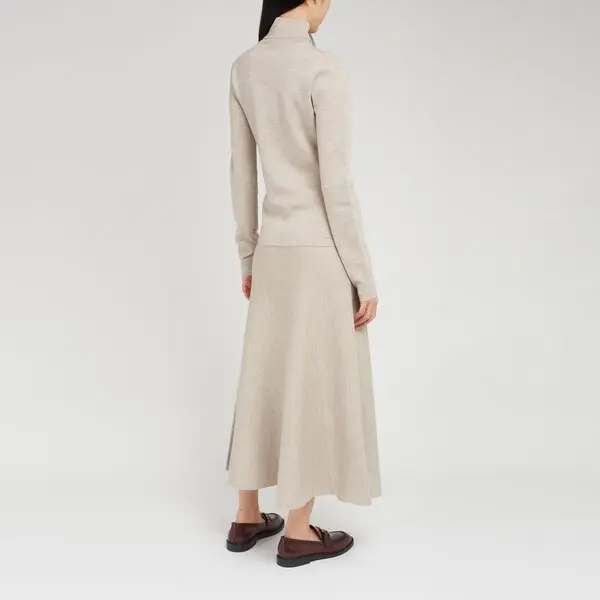 Gabriela Hearst High-necked Long-sleeved Sweater