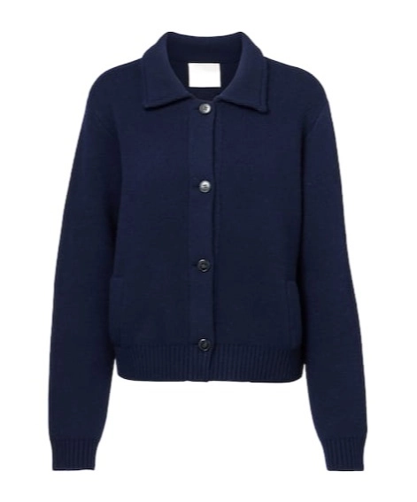 LISA YANG Lynna Cashmere Cardigan - Navy