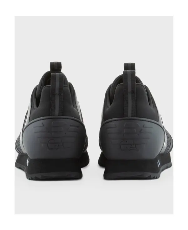 EA7 Logo-print Panelled-design Sneakers