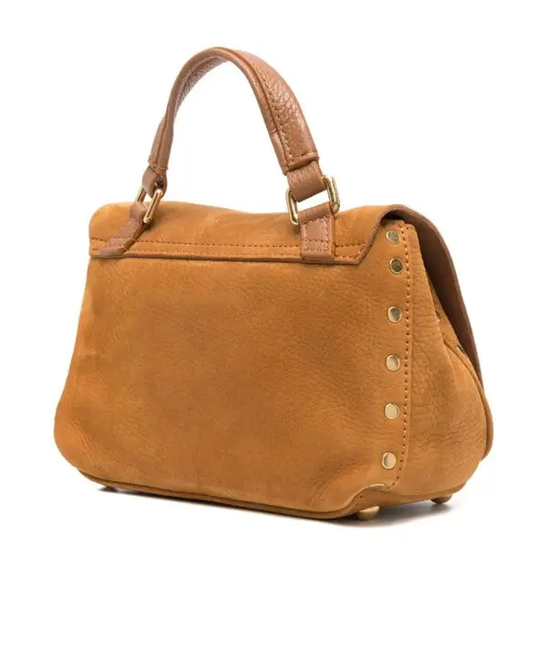 ZANELLATO Rivet Shoulder Bag - Brown