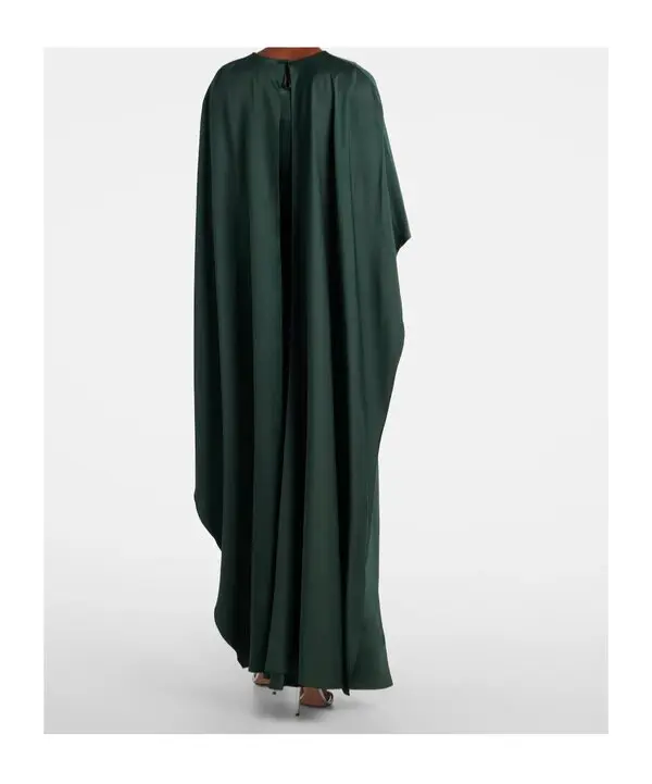 Simkhai Caped Satin Gown