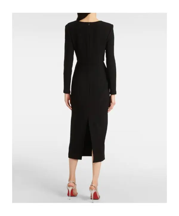 Roland Mouret Wool Crêpe Midi Dress
